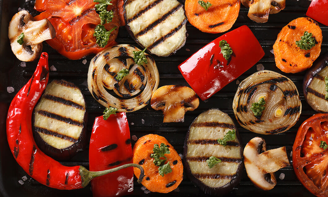 Marinirana zelenjava na žaru - Znam.si