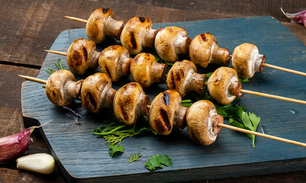 Šampinjoni na žaru - Znam.si